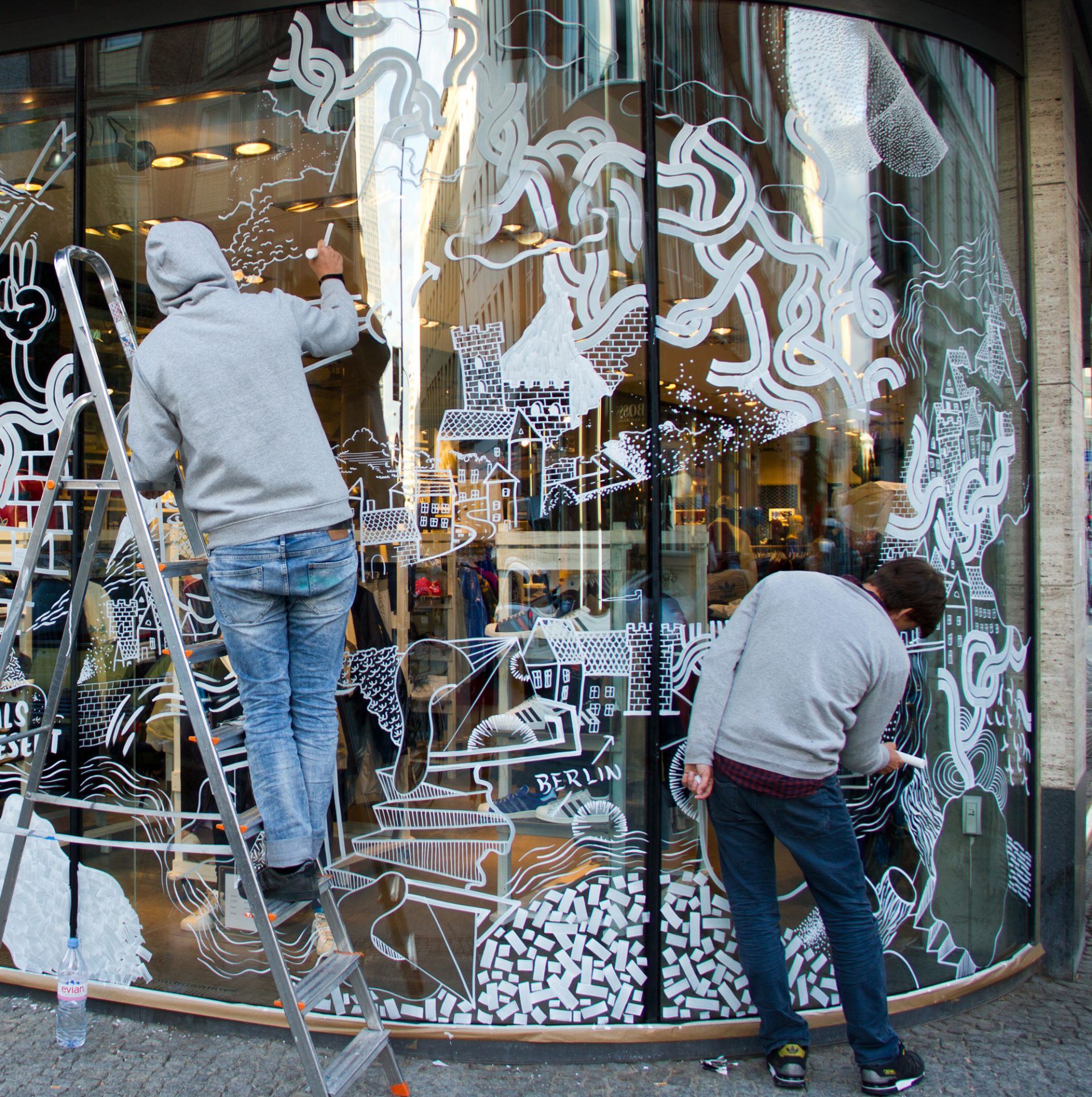 store front / event / window painting